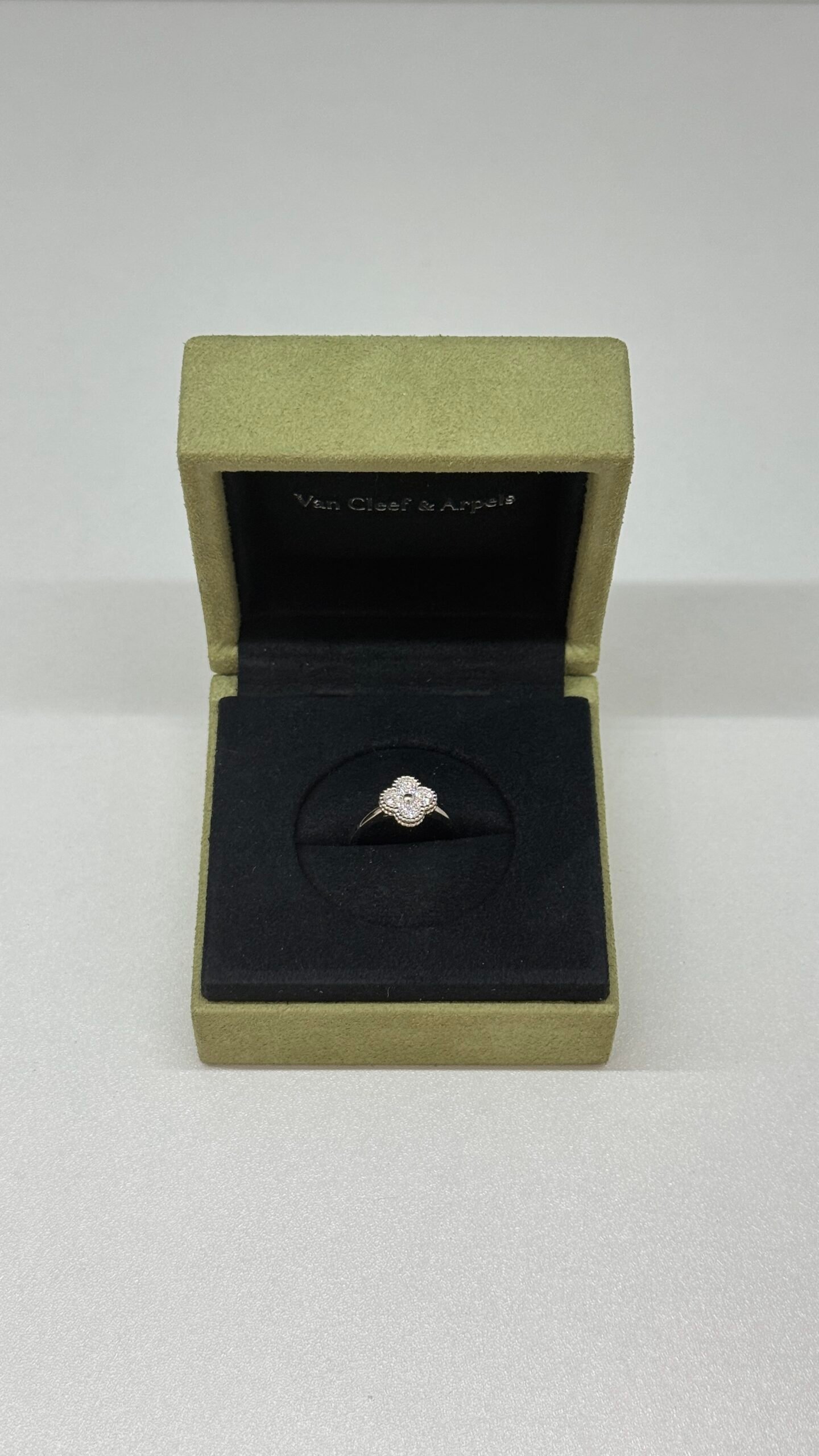 Van Cleef & Arpels (VCA) | Diamond Sweet Alhambra Ring – Preloved ...